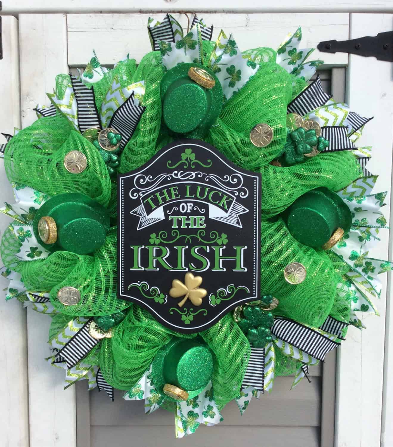15 Stunning Handmade St. Patrick's Day Wreath Designs