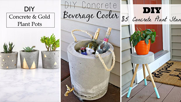 15 Outstanding Concrete Crafts That You Can DIY Anytime You Want