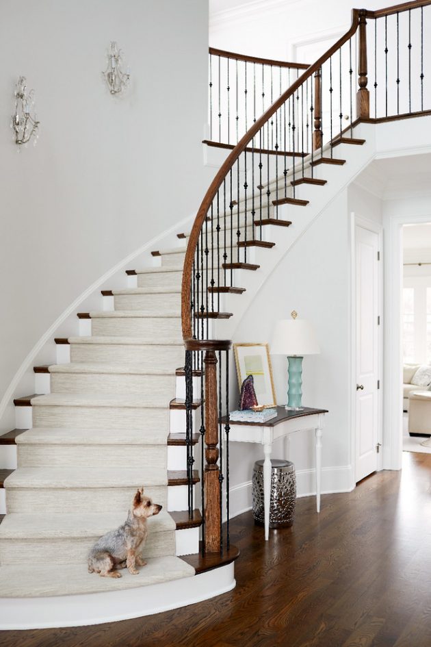 18 Graceful Transitional Staircase Designs Your Home Longs For