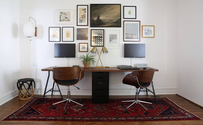 19 Super Functional Desk Designs For Two Persons