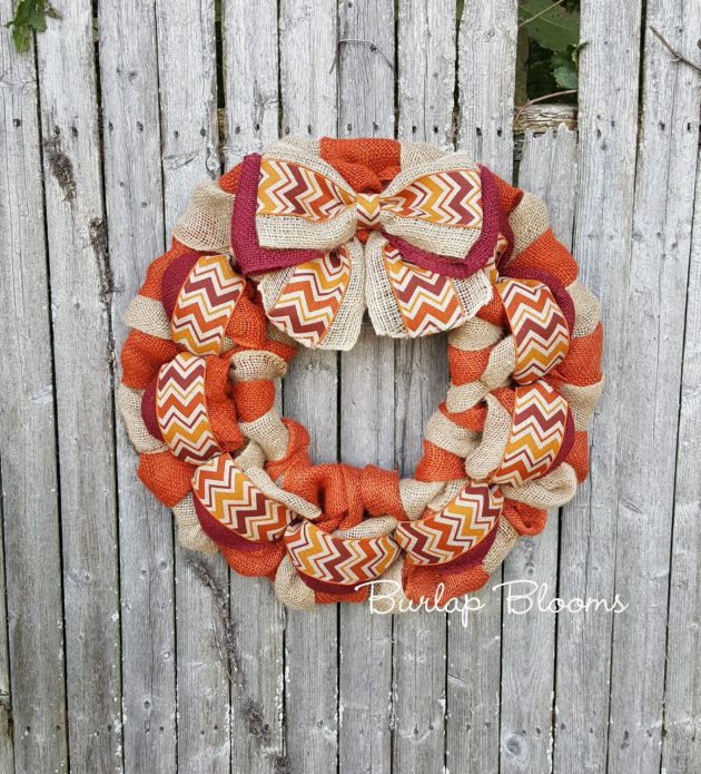 15 Homely Handmade Fall Wreath Designs For The Coming Season