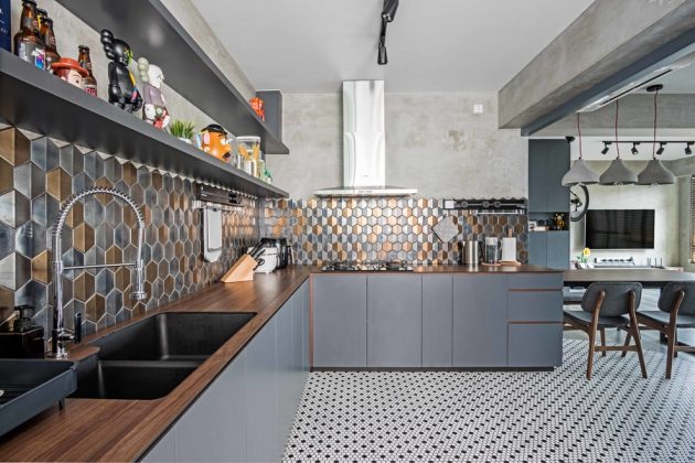 20 Spectacular Industrial Kitchen Designs That Will Get You Hooked On ...