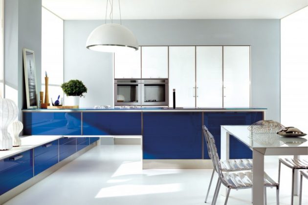 Blue In The Kitchen- 18 Ideas To Prove You That It Is The Right Choice