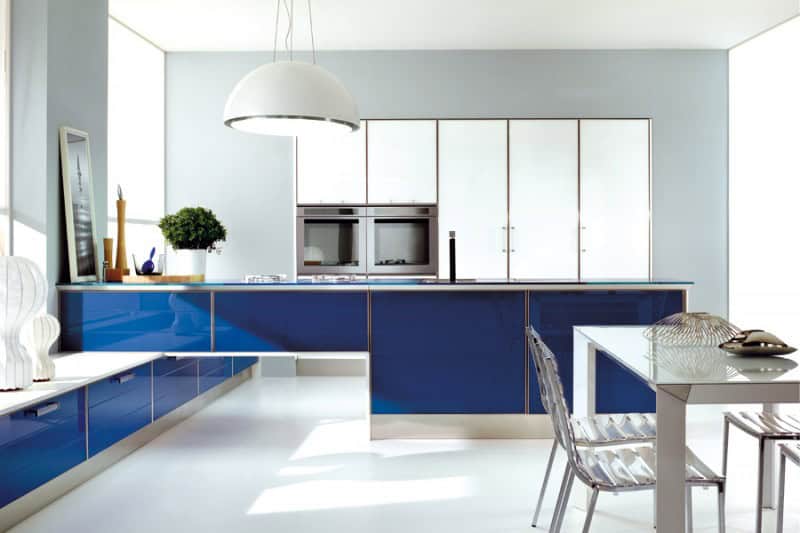 Blue In The Kitchen- 18 Ideas To Prove You That It Is The Right Choice