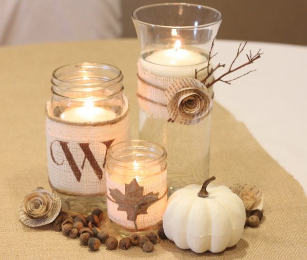 17 Fascinating DIY Candle Holders In The Spirit Of The Fall