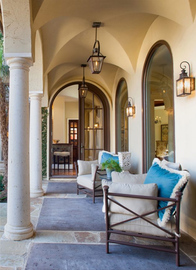 15 Beautiful Mediterranean Porch Designs That Will Drag You Outside