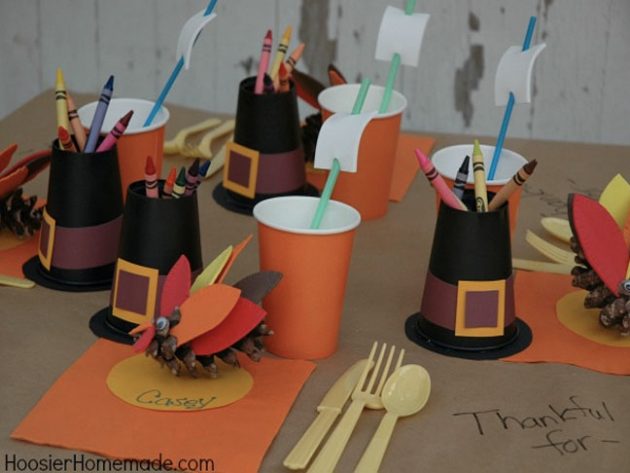 16 Joyful Thanksgiving Decor Ideas For The Kids' Table