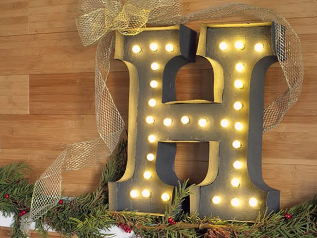 15 Chic DIY Monogram Letters To Add To Your Home Decor