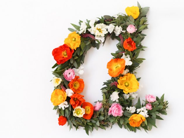 15 Chic DIY Monogram Letters To Add To Your Home Decor