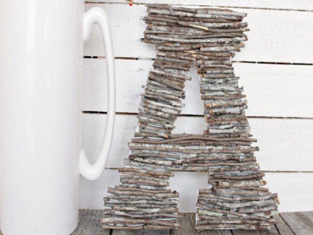 15 Chic DIY Monogram Letters To Add To Your Home Decor