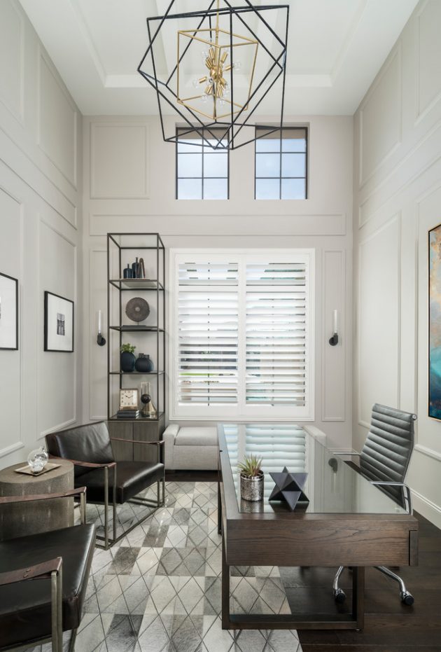 18 Superb Transitional Home Office Designs You'll Want To Work In