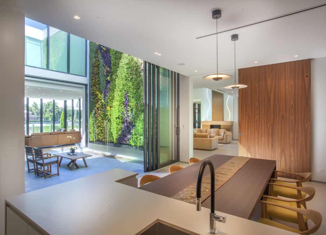 Allison Island Residence by Choeff Levy Fischman in Miami Beach, Florida