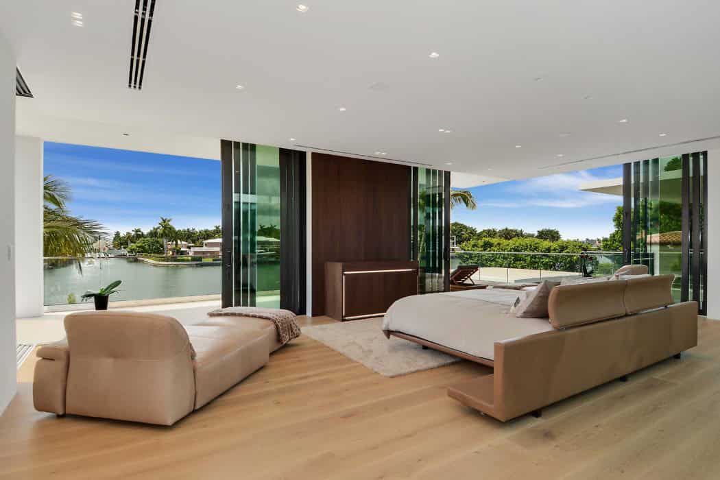 Allison Island Residence by Choeff Levy Fischman in Miami Beach, Florida
