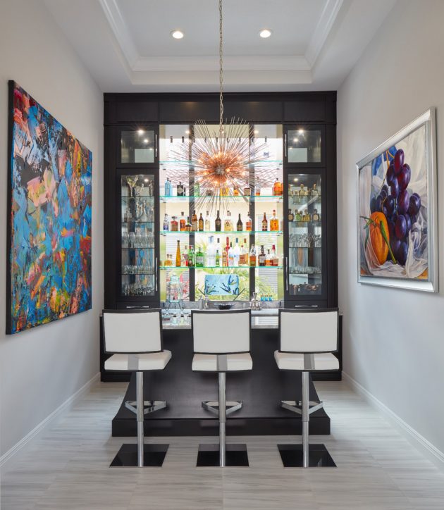 20 Glorious Contemporary Home Bar Designs You'll Go Crazy For