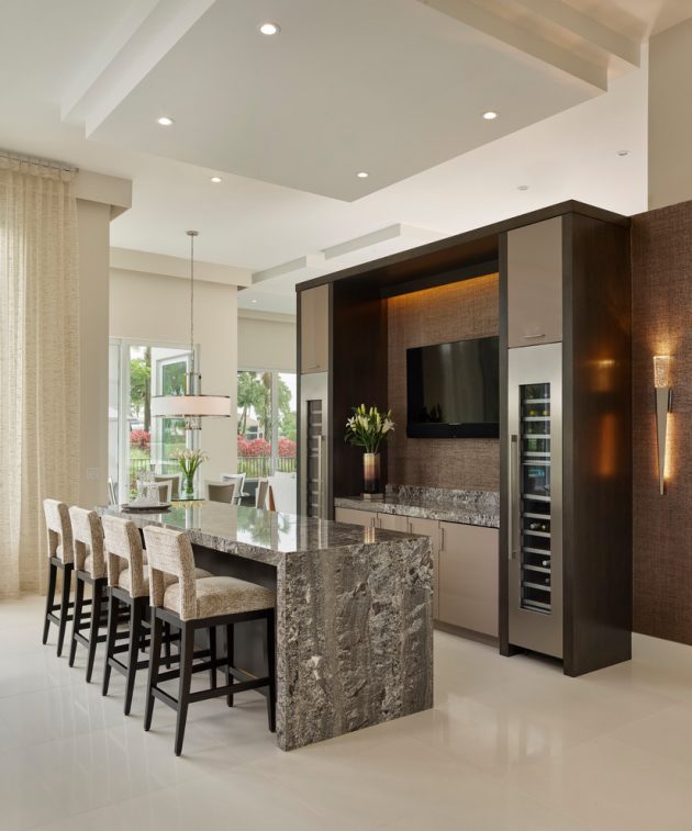 20 Glorious Contemporary Home Bar Designs You'll Go Crazy For