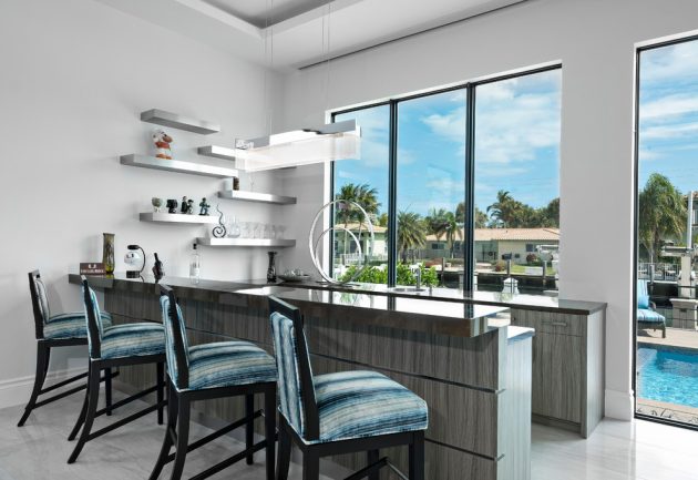20 Glorious Contemporary Home Bar Designs You'll Go Crazy For