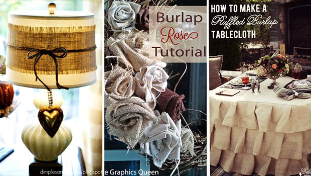 15 Simple And Easy DIY Burlap Crafts To Add To Your Home Decor
