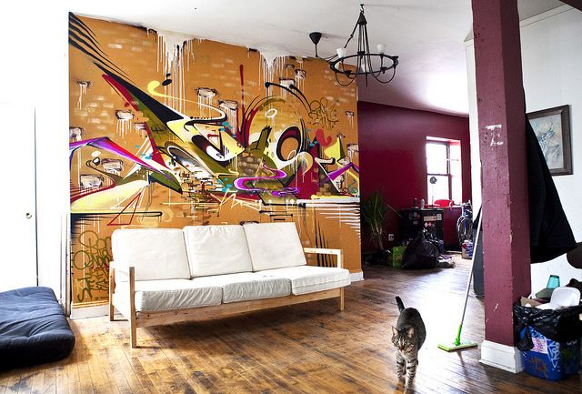 Graffiti In The Interior - 17 Astonishing Ideas For Your Inspiration