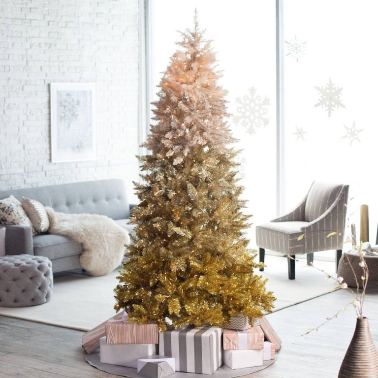 10 Last Minute Ombre Christmas Trees For Your Inspiration