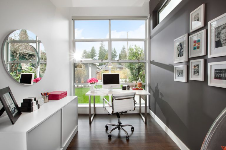 17 Timeless Ideas To Decorate Grey Home Office