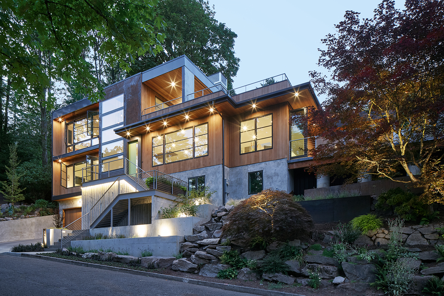 Valle Vista House by Giulietti Schouten Architects in Portland, Oregon