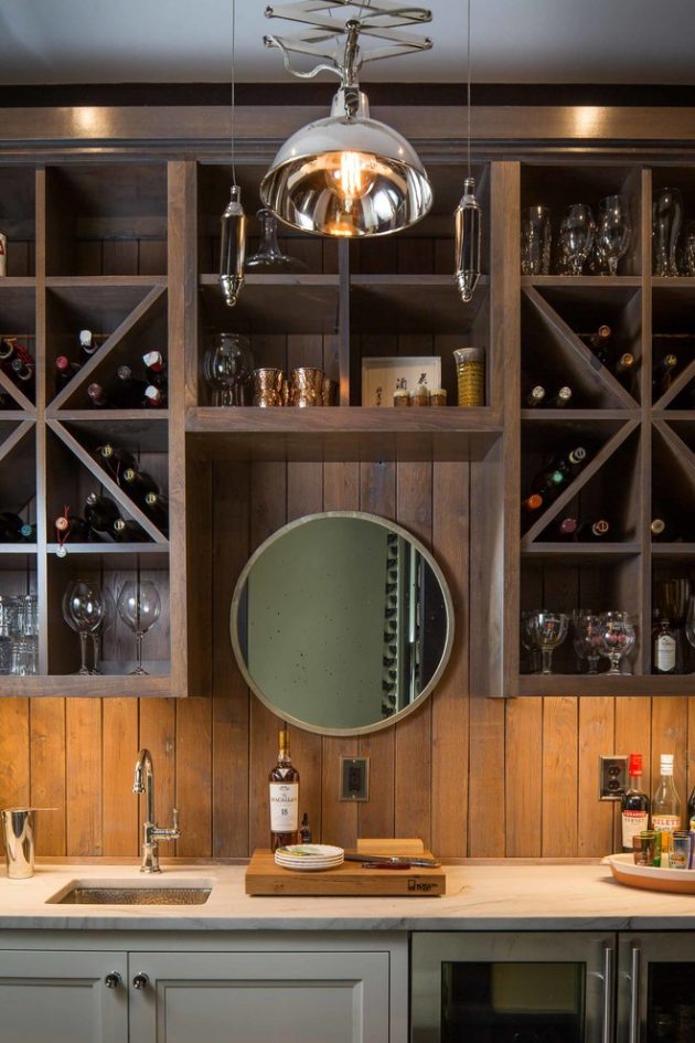 16 Ravishing Farmhouse Home Bar Interiors You Must See