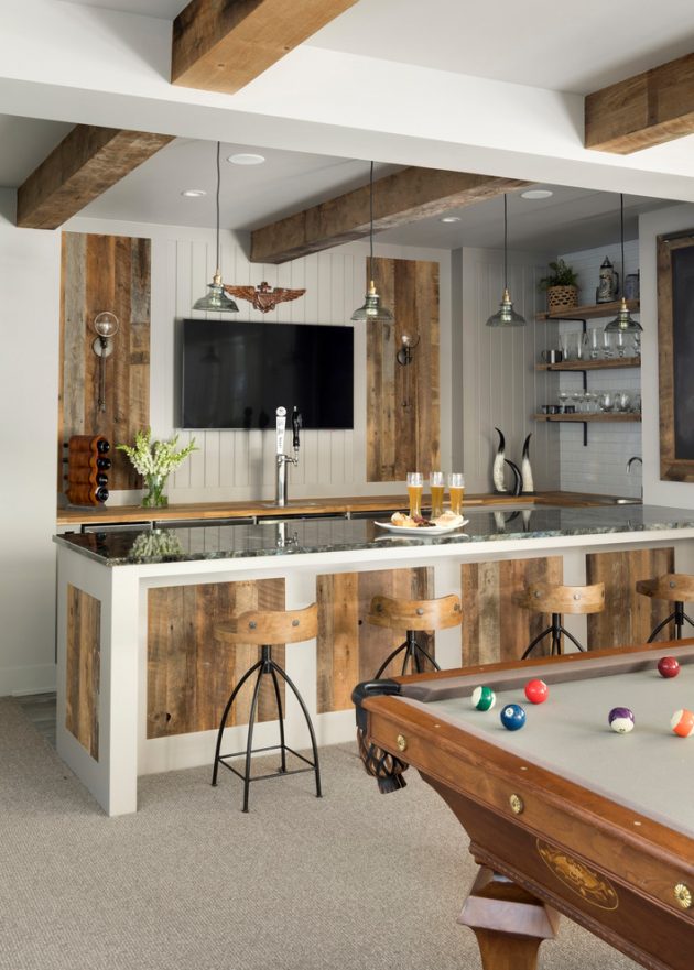 16 Ravishing Farmhouse Home Bar Interiors You Must See