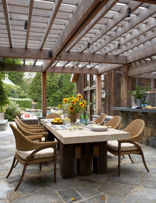 17 Dazzling Farmhouse Patio Designs You Need On Your Deck