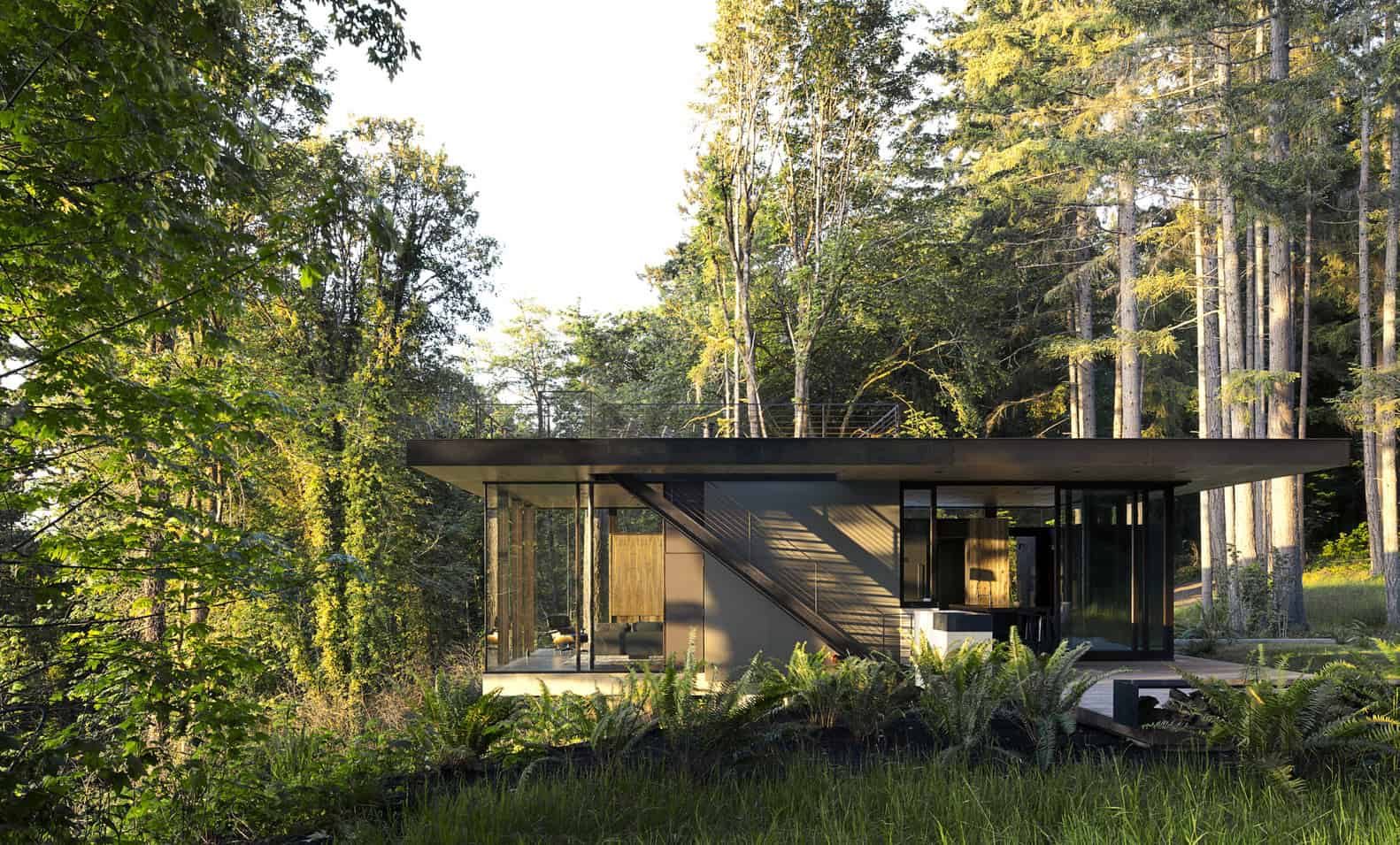 Case Inlet Retreat by MW Works in Lakebay, Washington
