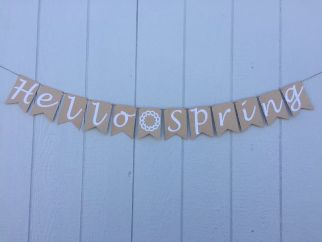 15 Beautiful Handmade Spring Banner Designs Your Decor Needs