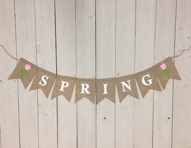15 Beautiful Handmade Spring Banner Designs Your Decor Needs