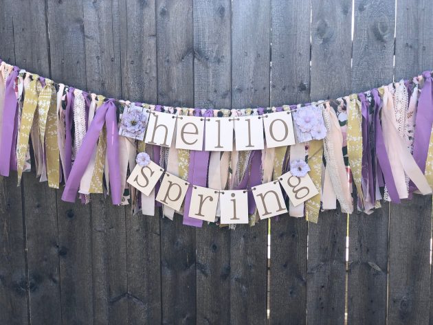 15 Beautiful Handmade Spring Banner Designs Your Decor Needs