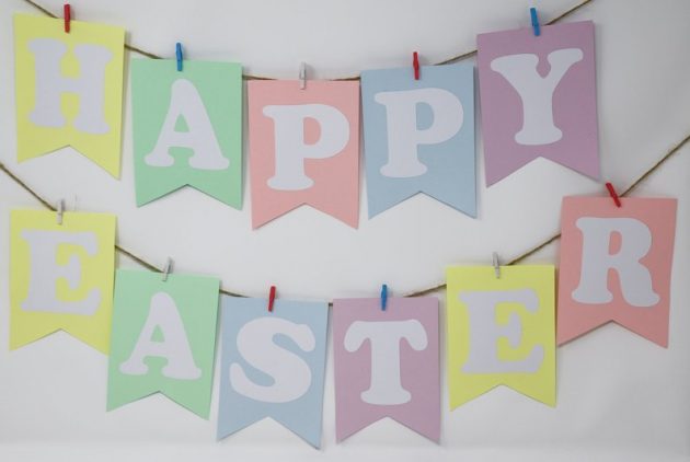 15 Charming Handmade Easter Banner Designs You'd Love To Hang