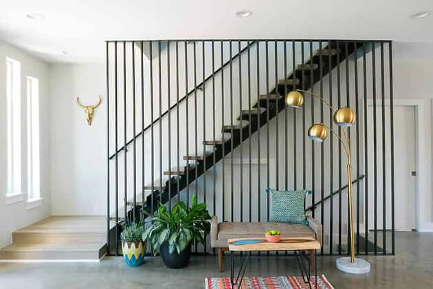 15 Stellar Mid-Century Modern Staircase Designs That Sparkle With Elegance