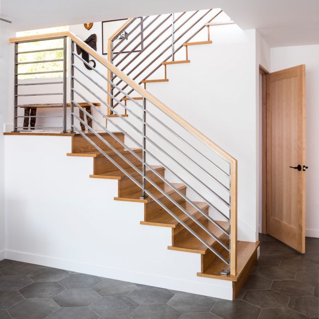 15 Stellar Mid-Century Modern Staircase Designs That Sparkle With Elegance