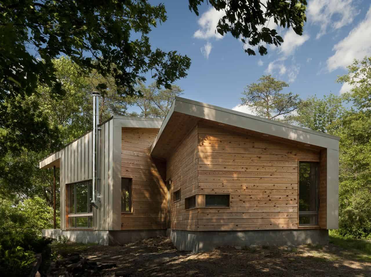 Ridge House by GriD Architects in Berkeley Springs, West Virginia