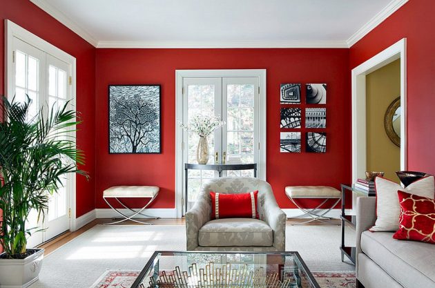 10 Glamorous Ideas To Decorate Your Home With Red