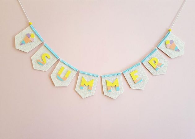 15 Incredibly Cute Handmade Summer Banner Designs For The Garden