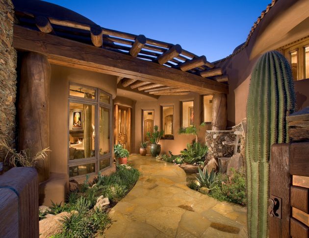 15 Outstanding Southwestern Entryway Designs You'll Fall For