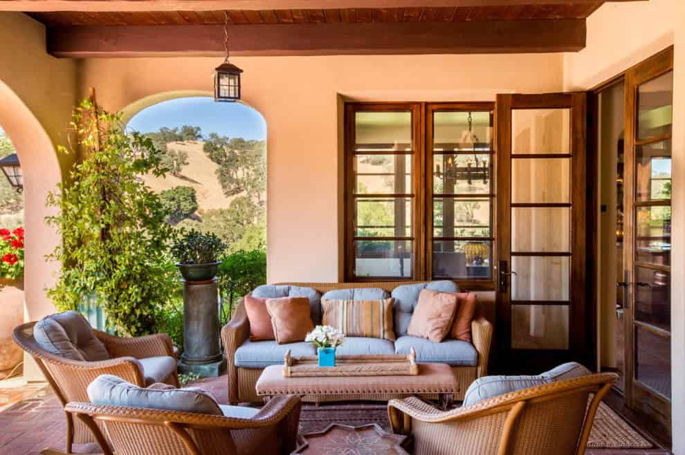 17 Posh Mediterranean Porch Designs That Abound With Elegance