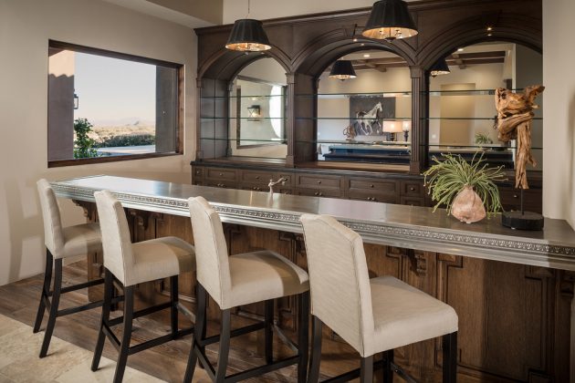 18 Splendid Mediterranean Home Bar Designs For The Ultimate Luxury ...