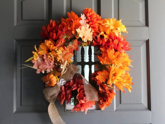 15 Charming Handmade Fall Wreath Designs To Greet The Season