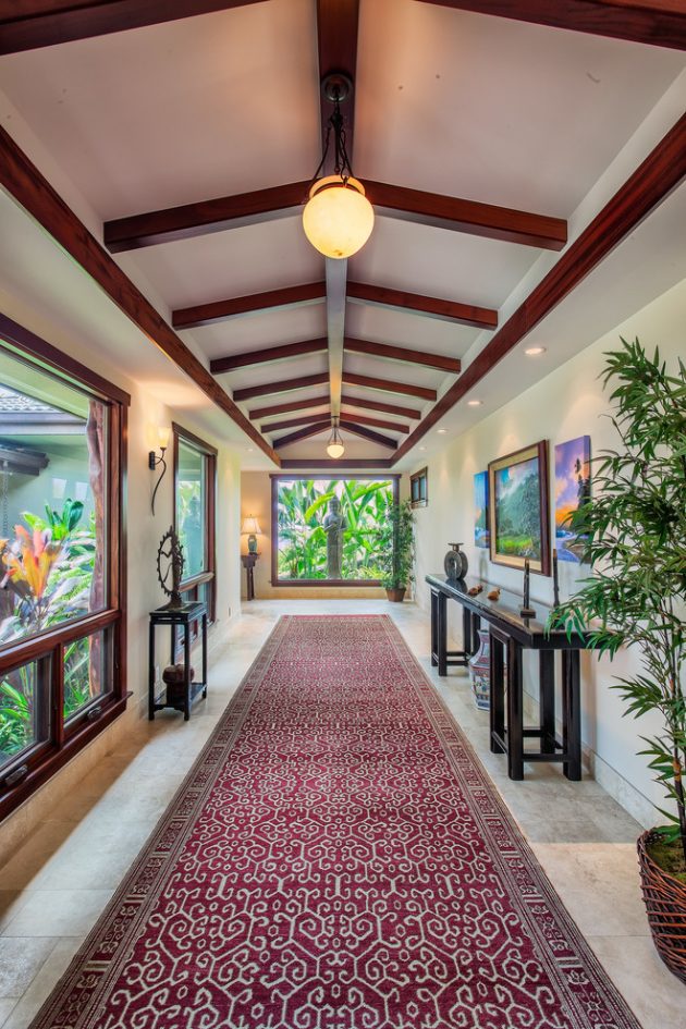 15 Fantastic Tropical Hallway Designs To Help You Get Around