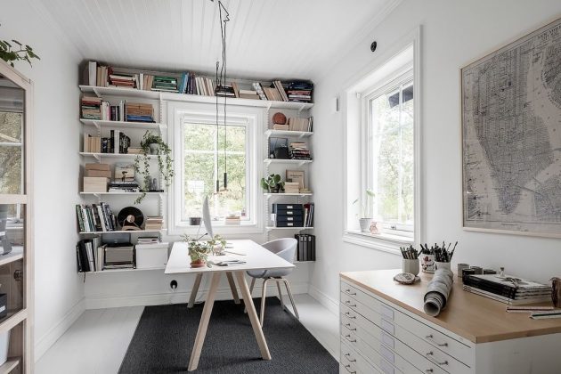18 Brilliant Scandinavian Home Office Designs You'd Wish You Worked In