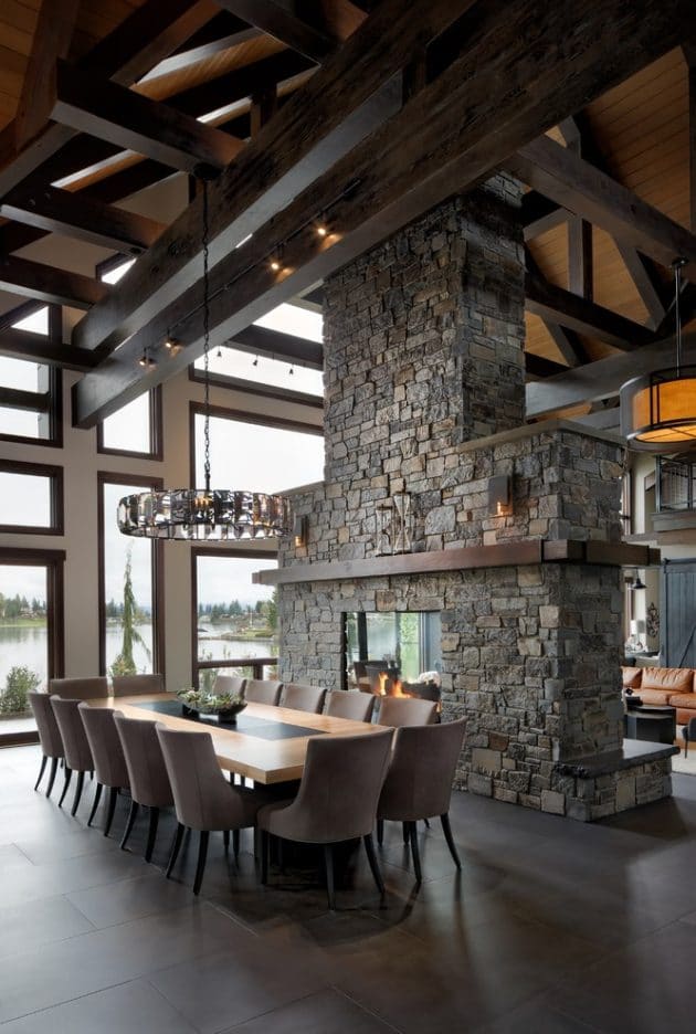 15 Astonishing Rustic Dining Room Designs You'll Love