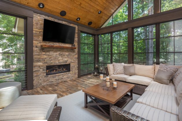 15 Staggering Rustic Sunroom Designs You Would Never Get Tired Of