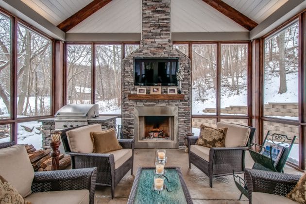 15 Staggering Rustic Sunroom Designs You Would Never Get Tired Of