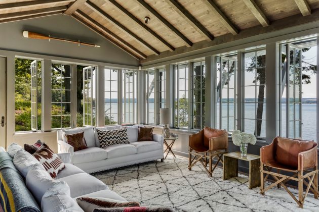 15 Staggering Rustic Sunroom Designs You Would Never Get Tired Of