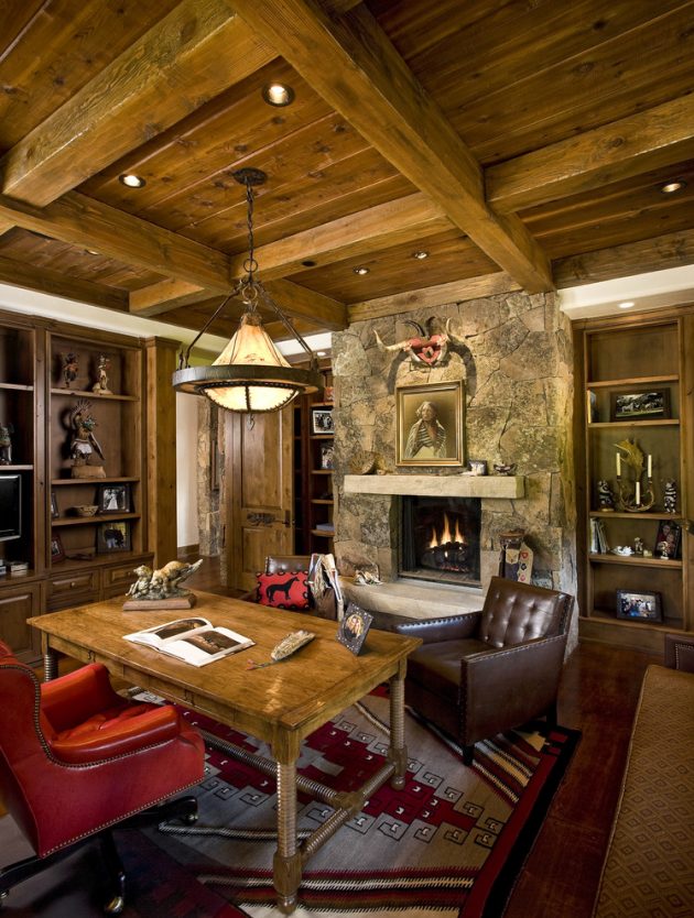 15 Cozy Rustic Home Office Designs You'd Love To Do Business In