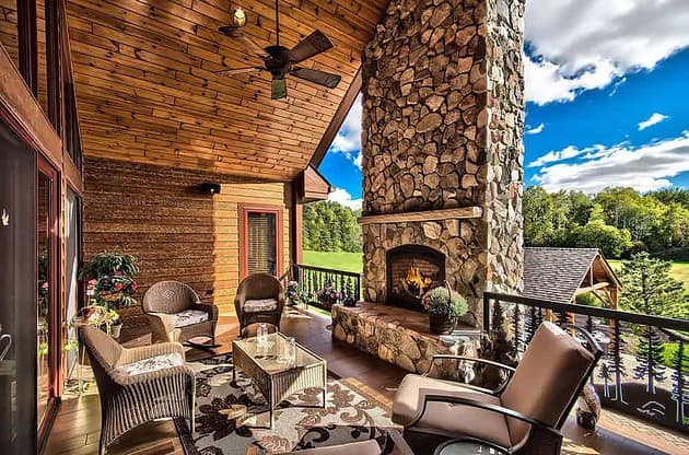 15 Heavenly Rustic Terrace Designs That Frame The Surroundings